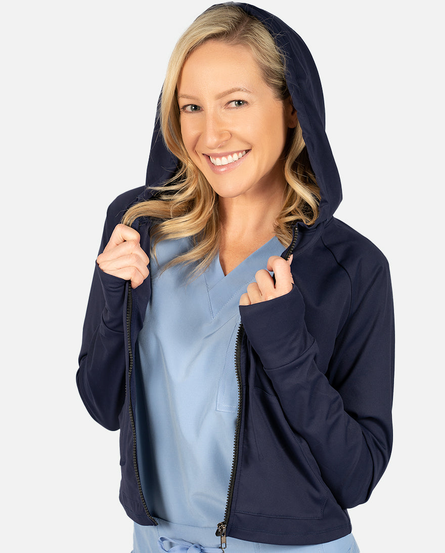 Women's Stylish Scrubs Outer Layers Perfect For The Cold Weather