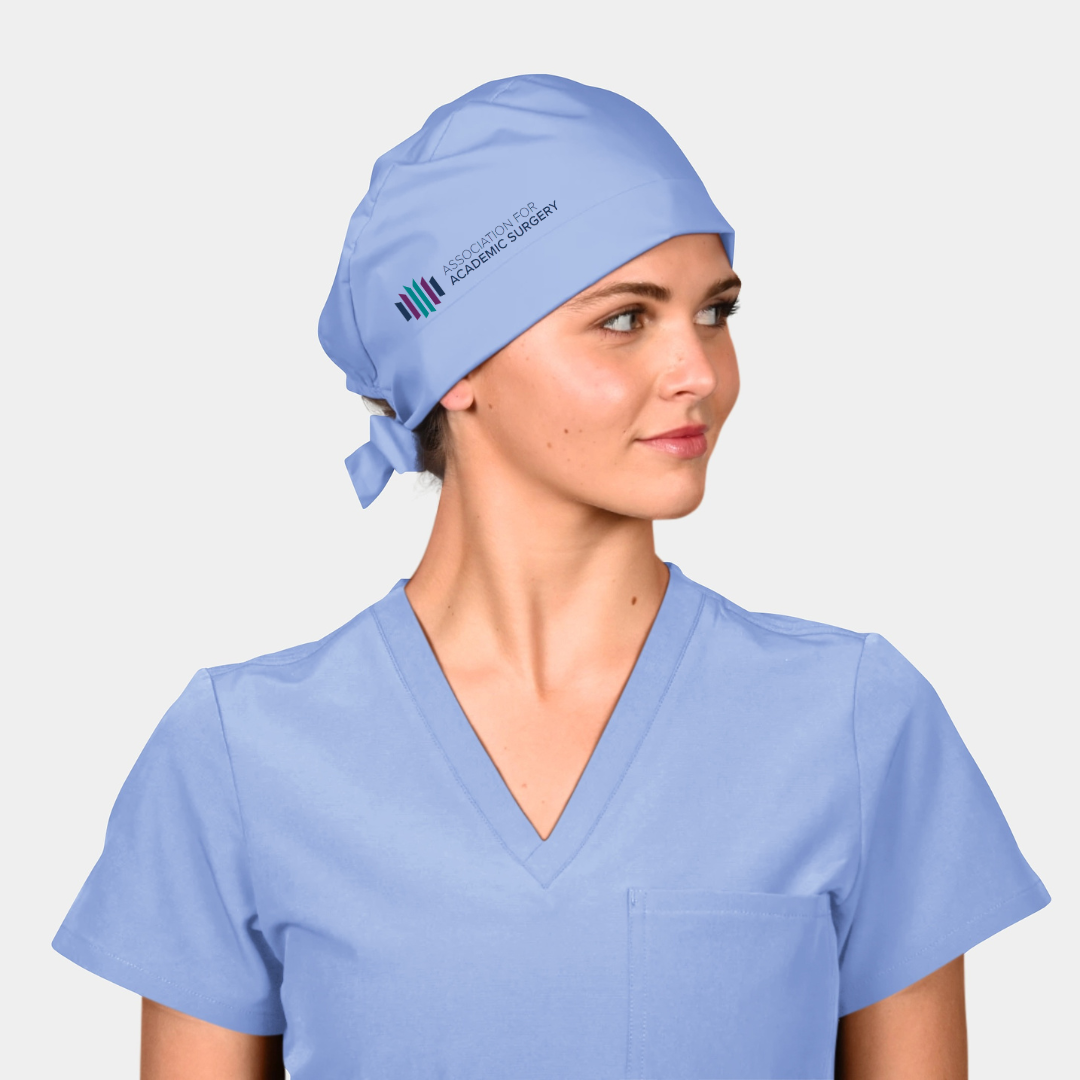 Womens Pixie Scrub Cap with AAS Logo – Blue Sky Scrubs