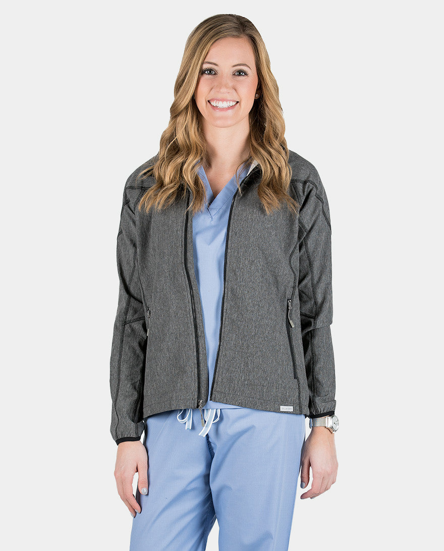 Skylar Lightweight Softshell Jacket – Blue Sky Scrubs