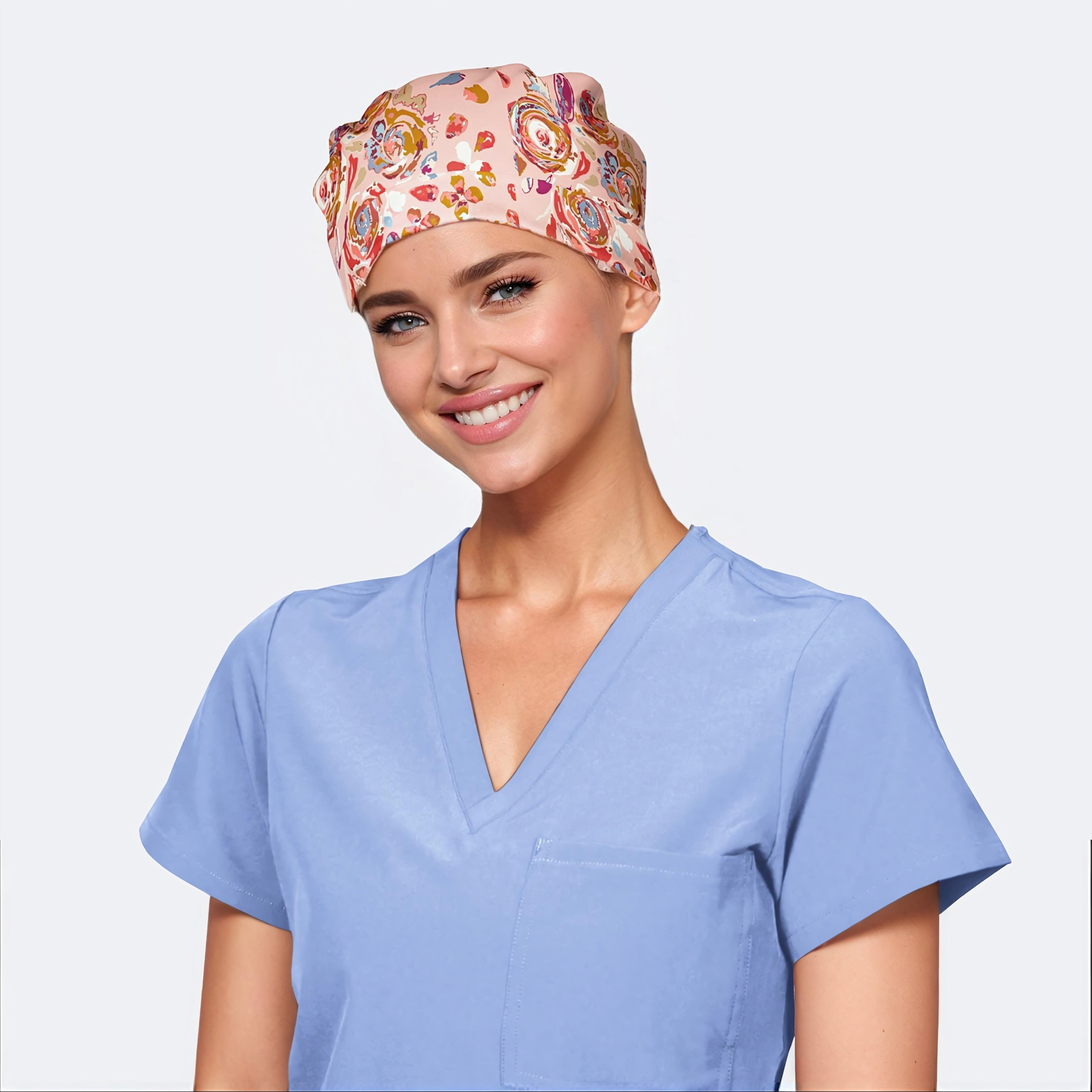 Amber Gardens - Pixie Medical Scrub Hats – Blue Sky Scrubs