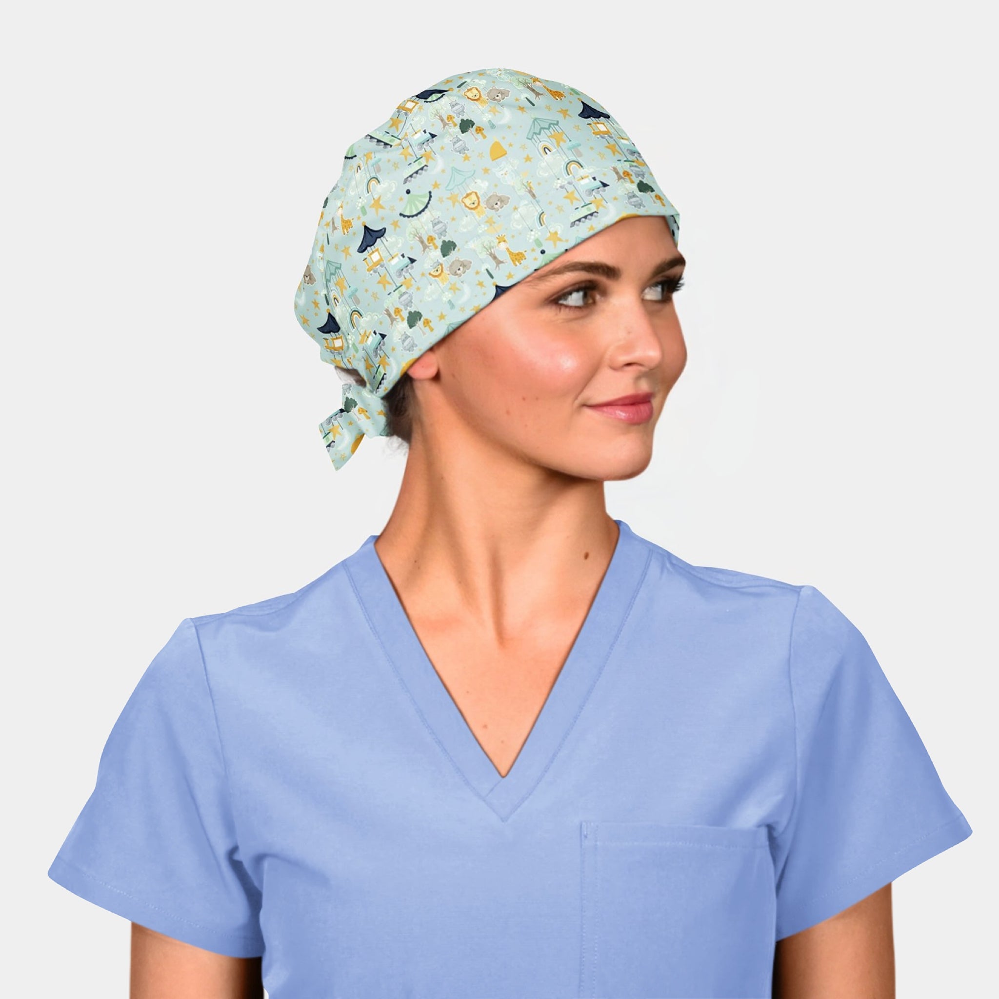 Bedtime Lullaby - Pixie Surgical Caps – Blue Sky Scrubs
