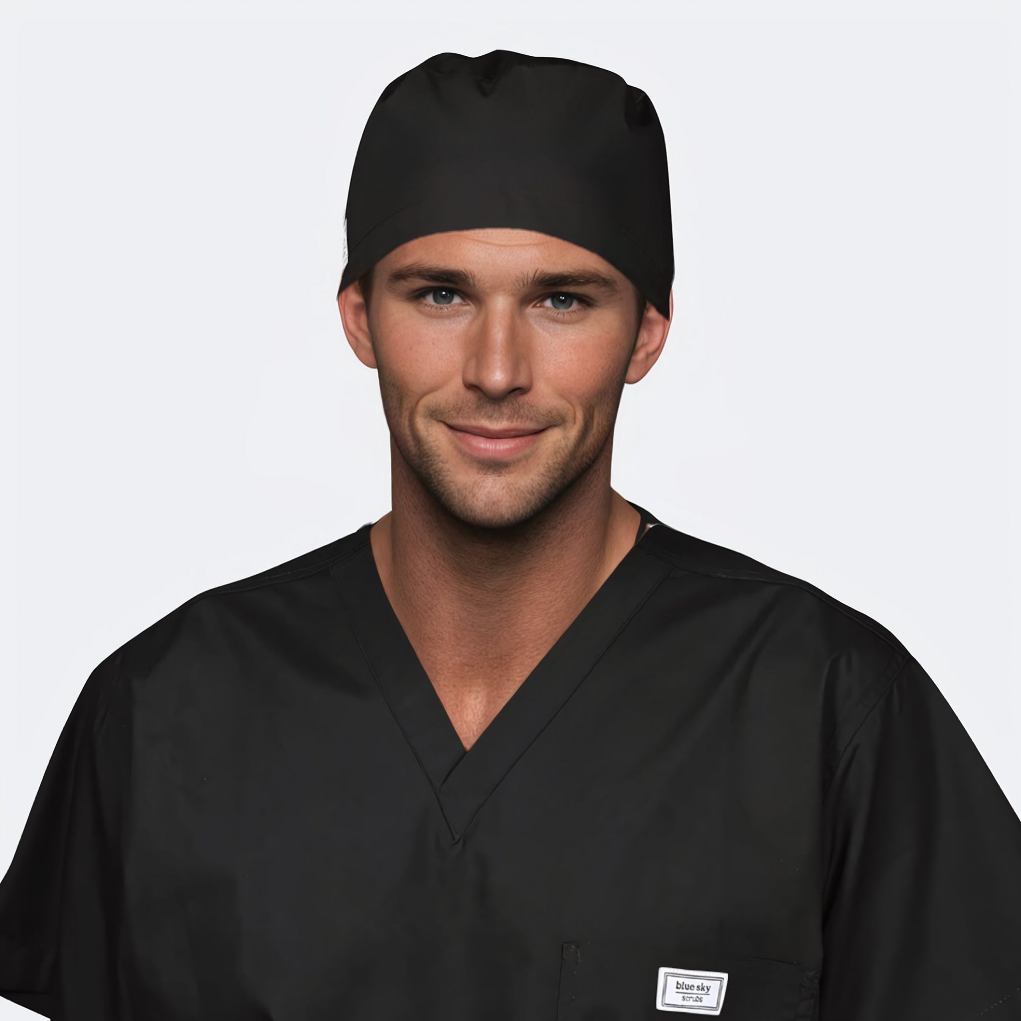 Black - Men's Scrub Hats – Blue Sky Scrubs
