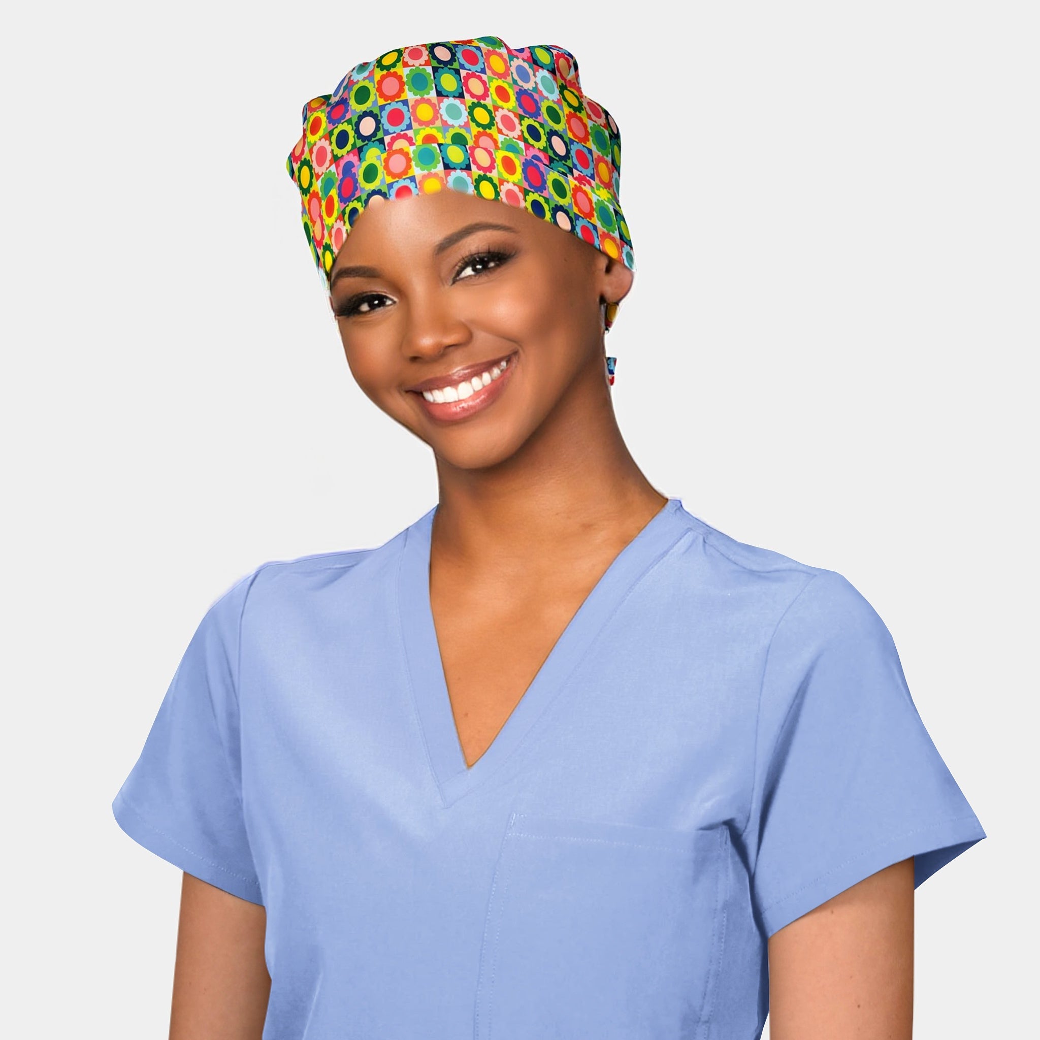 Blossom Quilt - Pixie Scrub Hats – Blue Sky Scrubs