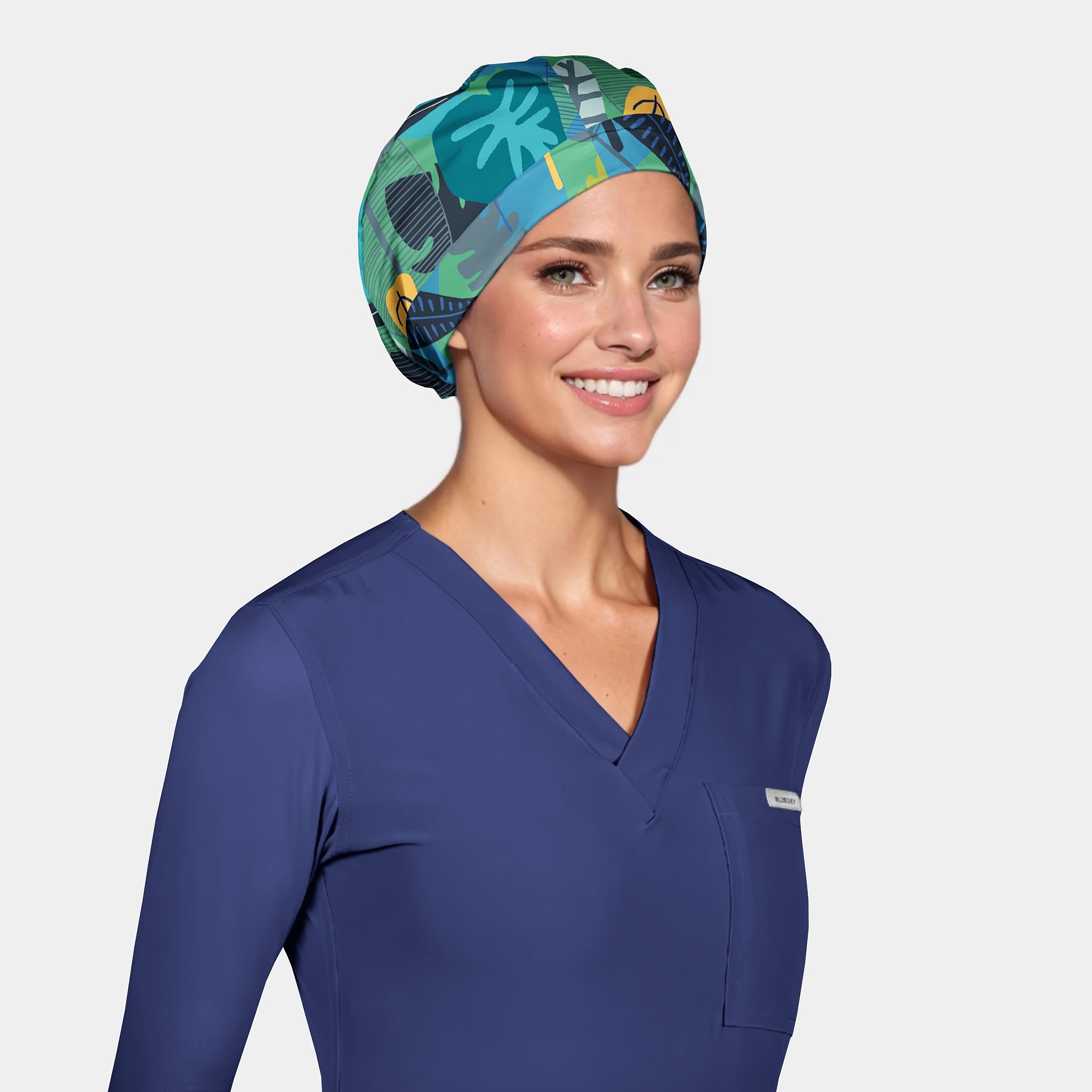 Calm Palm - Pixie Surgical Cap – Blue Sky Scrubs