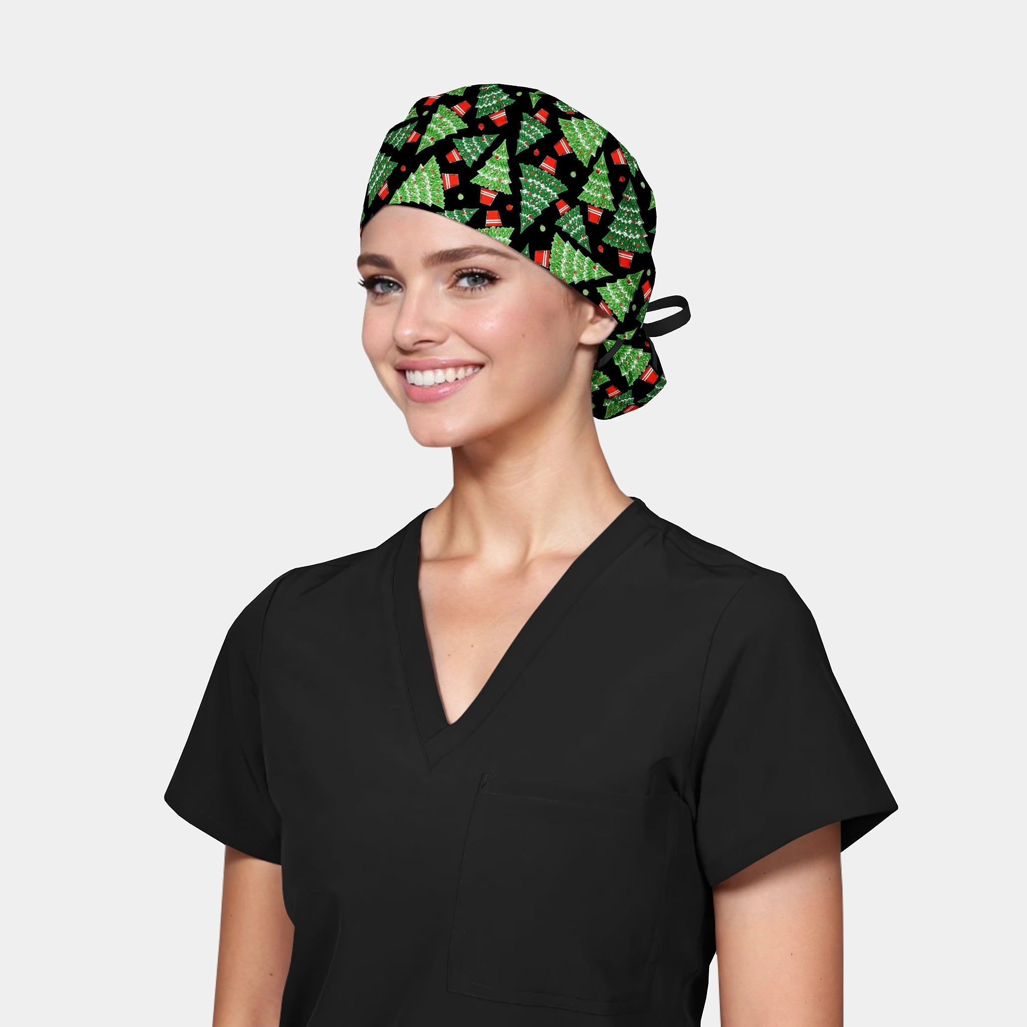 Christmas Tree Farm - Stellar Surgical Scrub Caps – Blue Sky Scrubs