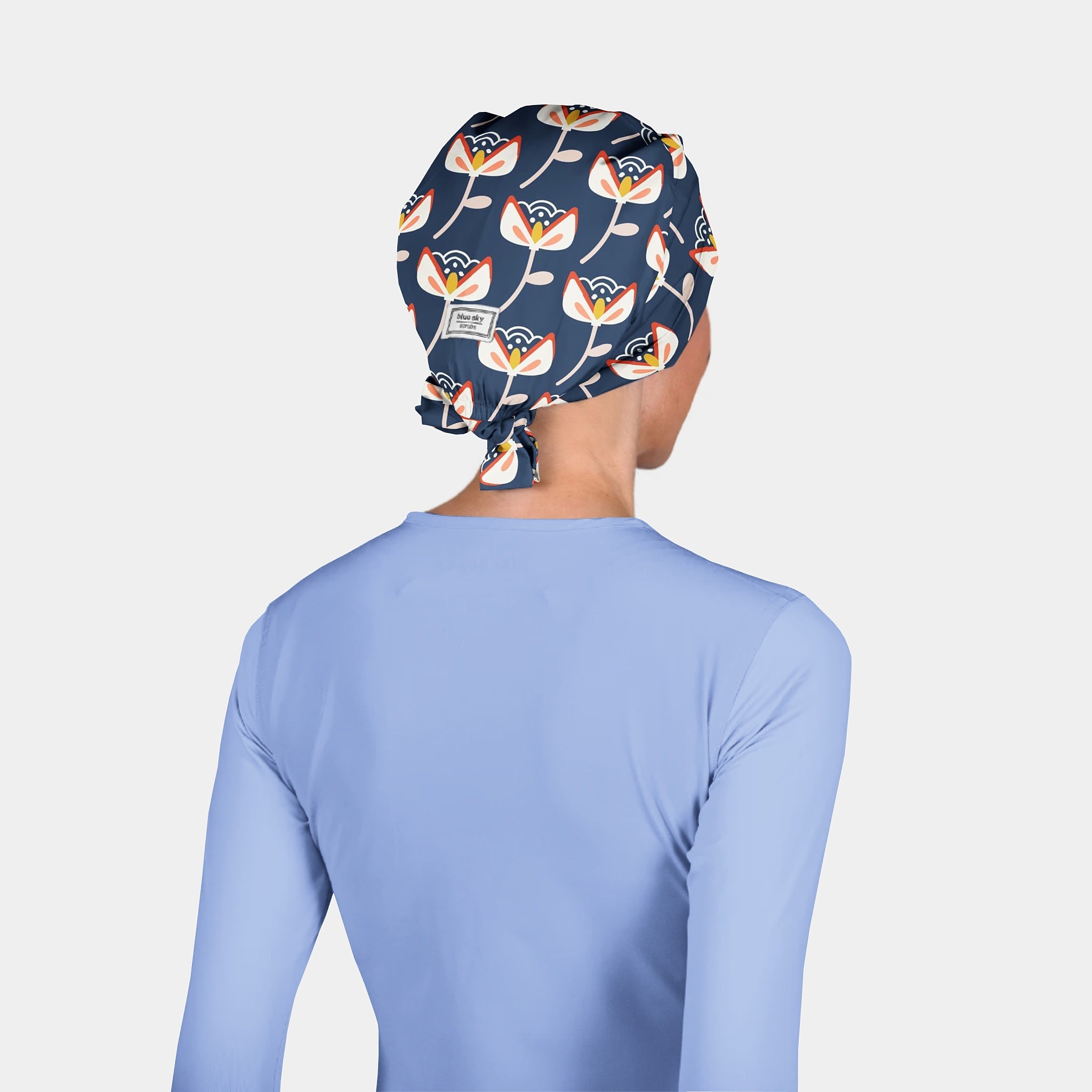 Citrus Garden - Pixie Scrub Caps – Blue Sky Scrubs