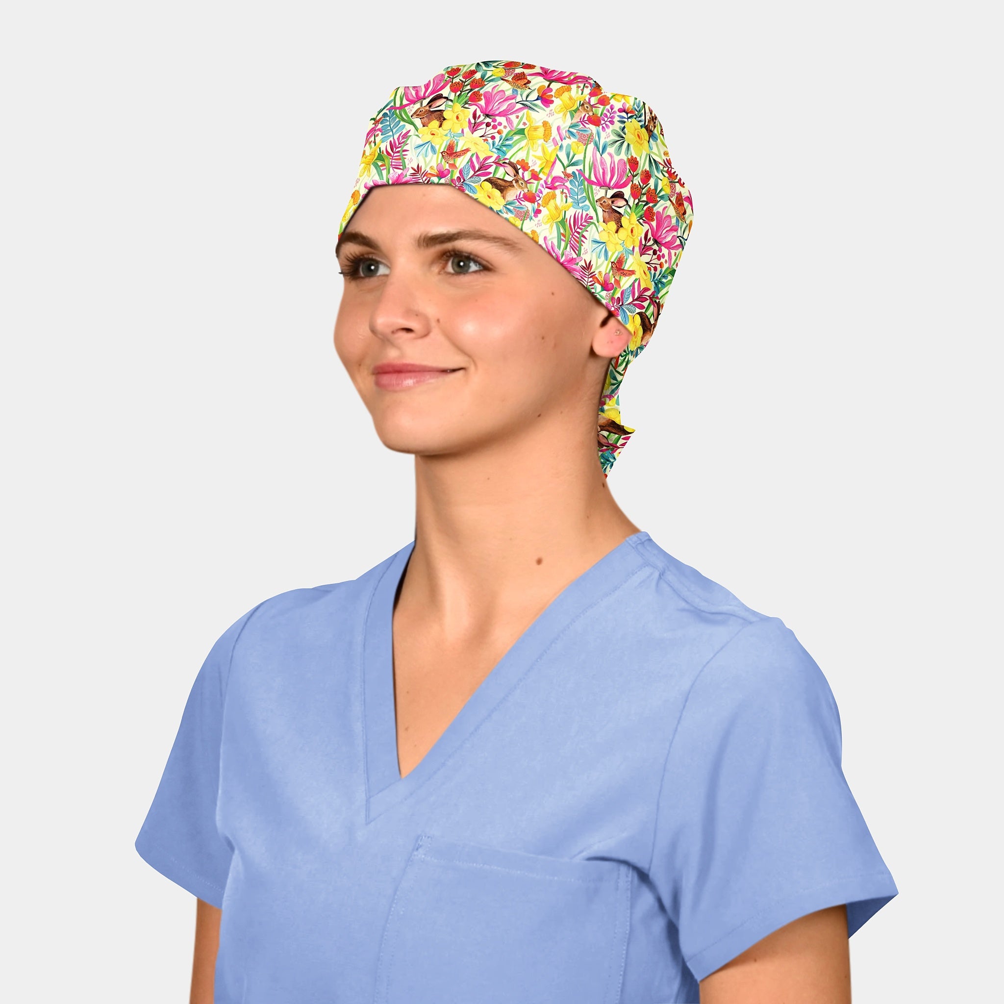 Easter Island - Pixie Scrub Hats – Blue Sky Scrubs