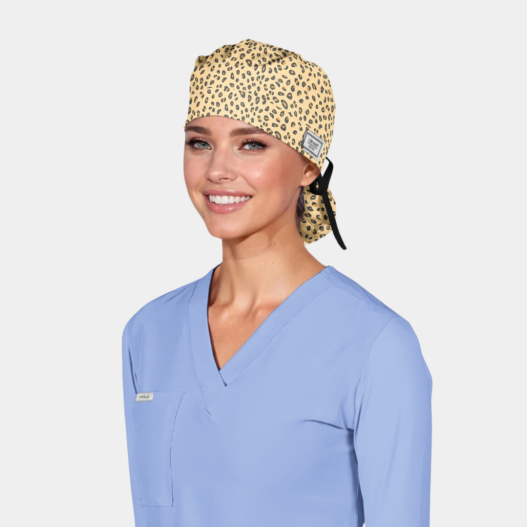 Golden Leopard- Splendid Medical Scrub Hat
