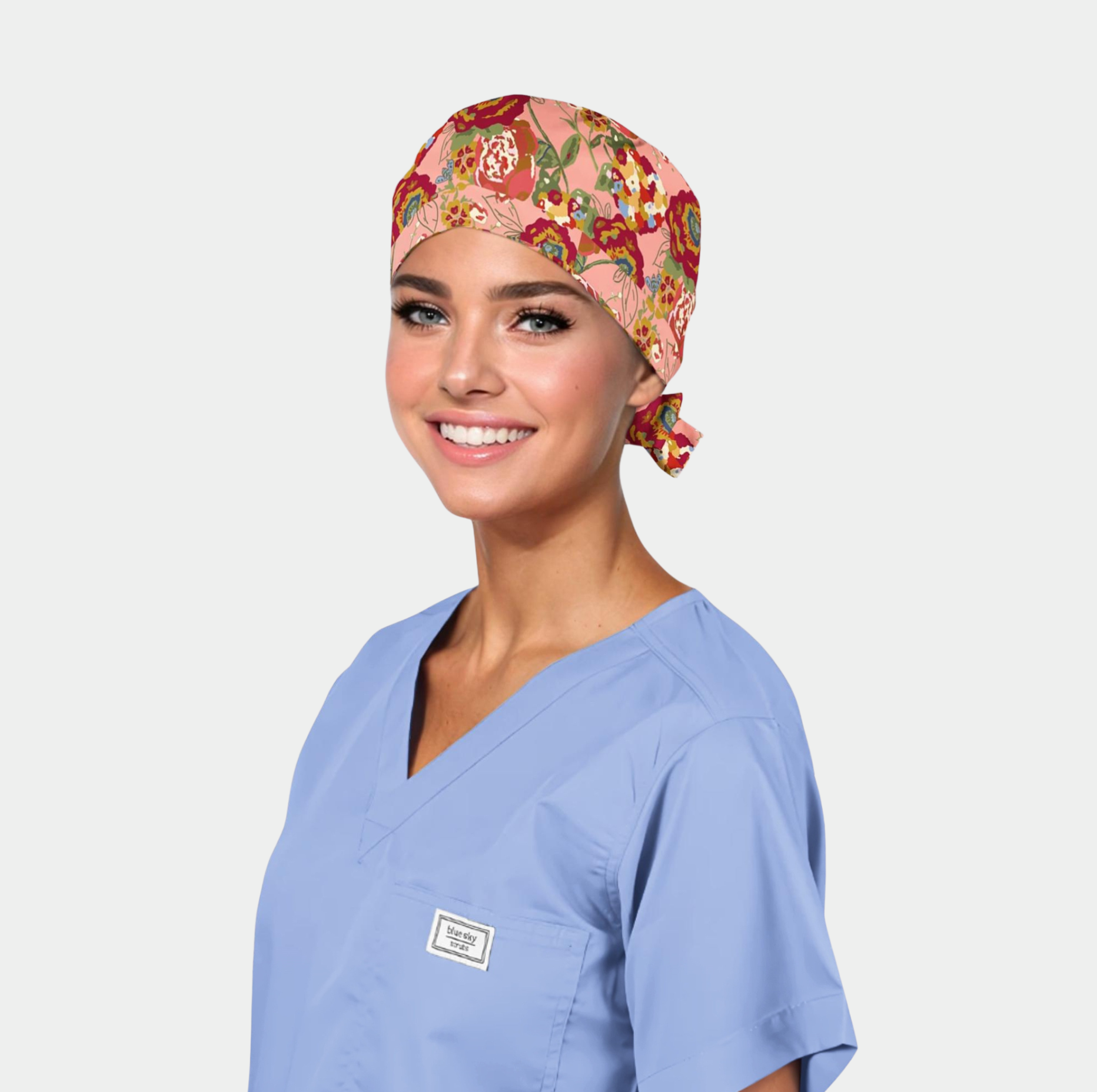 Graced in Garnet - Pixie Surgical Caps – Blue Sky Scrubs