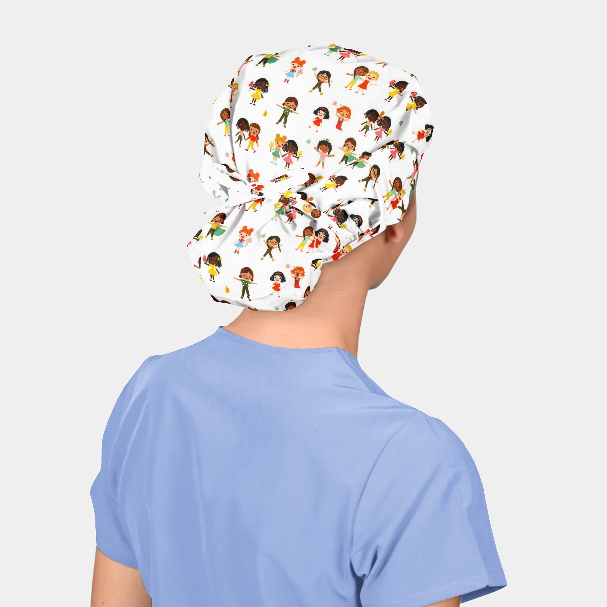 Happy Faces - Poppy Scrub Caps – Blue Sky Scrubs