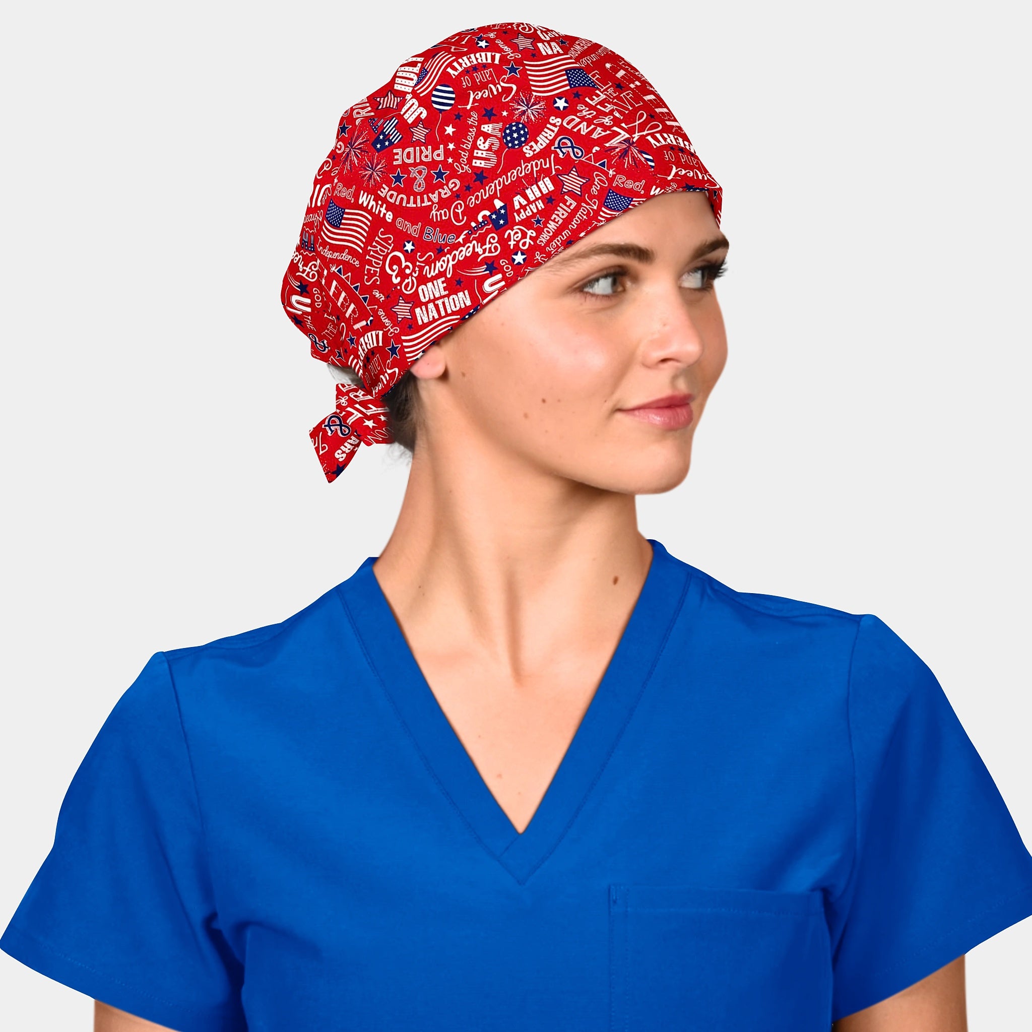 Land of the Free - Pixie Scrub Hats – Blue Sky Scrubs