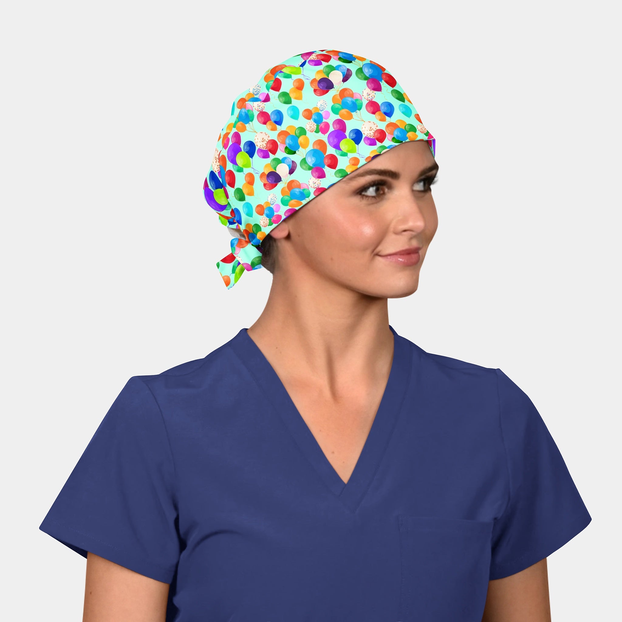 Pop of Color - Pixie Surgical Scrub Hat – Blue Sky Scrubs