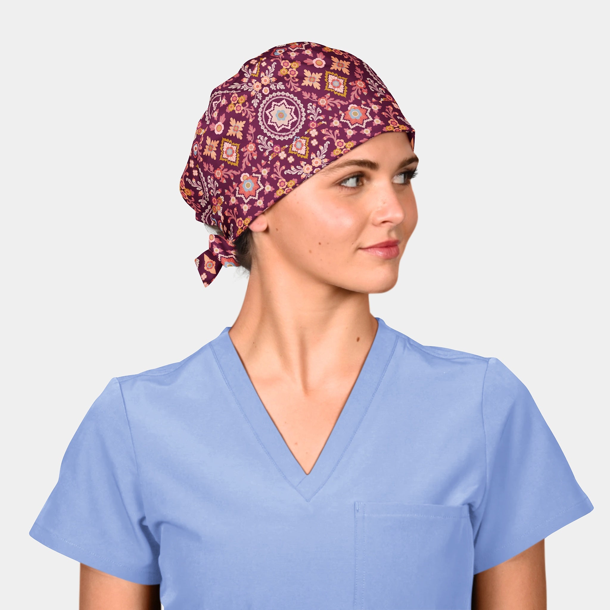 Rosewood Spirit - Pixie Surgical Scrub Cap – Blue Sky Scrubs