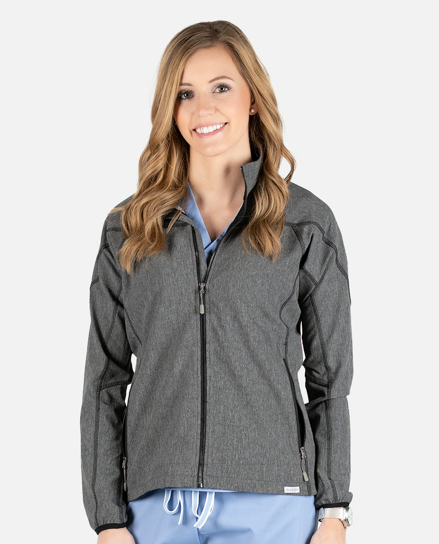 Skylar Lightweight Softshell Jacket – Blue Sky Scrubs