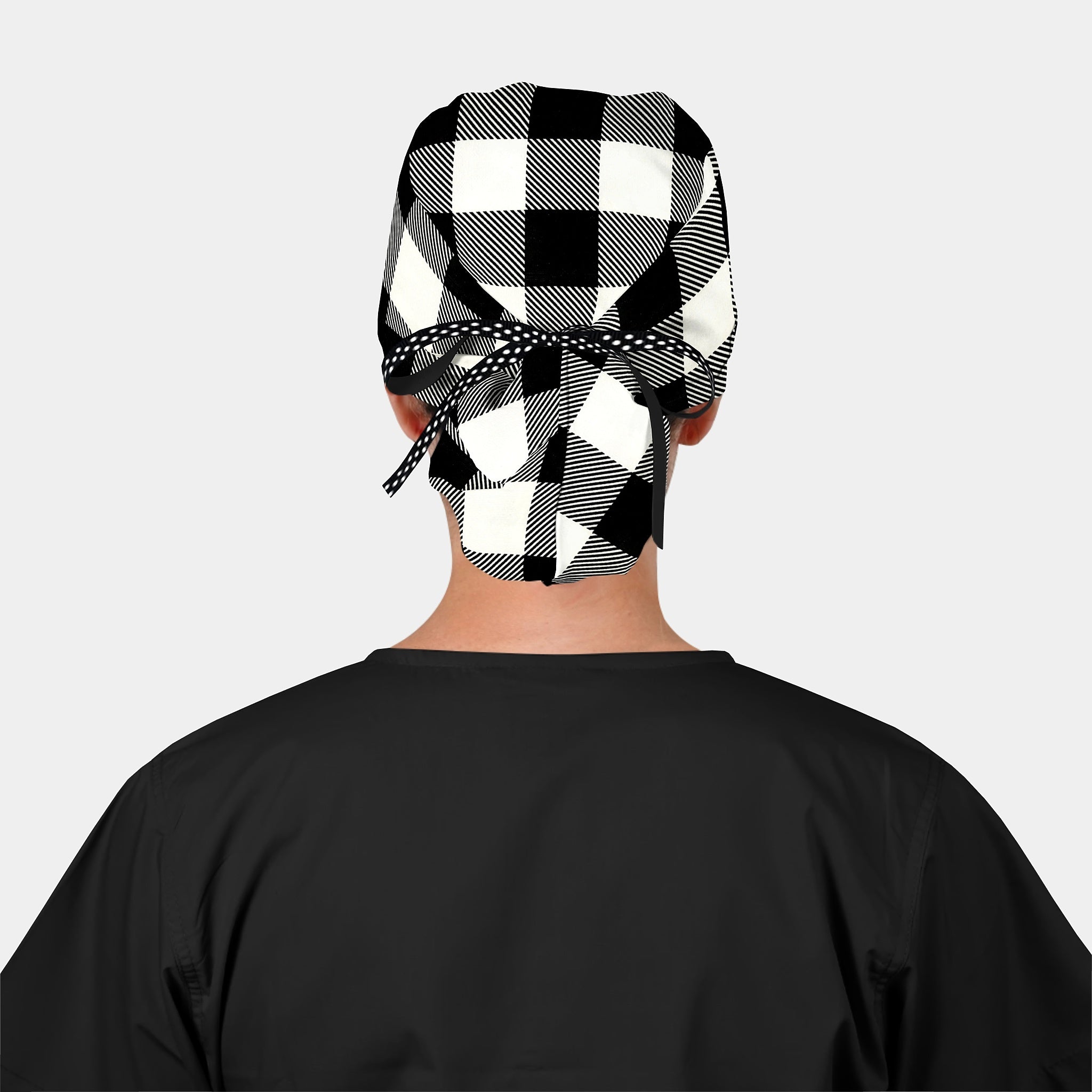 Shop Blue Sky Co. | Sydney Plaid Pony | Surgical Head Caps