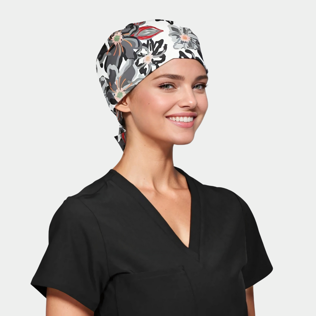 Tonal Trellis - Pixie Surgical Hats – Blue Sky Scrubs