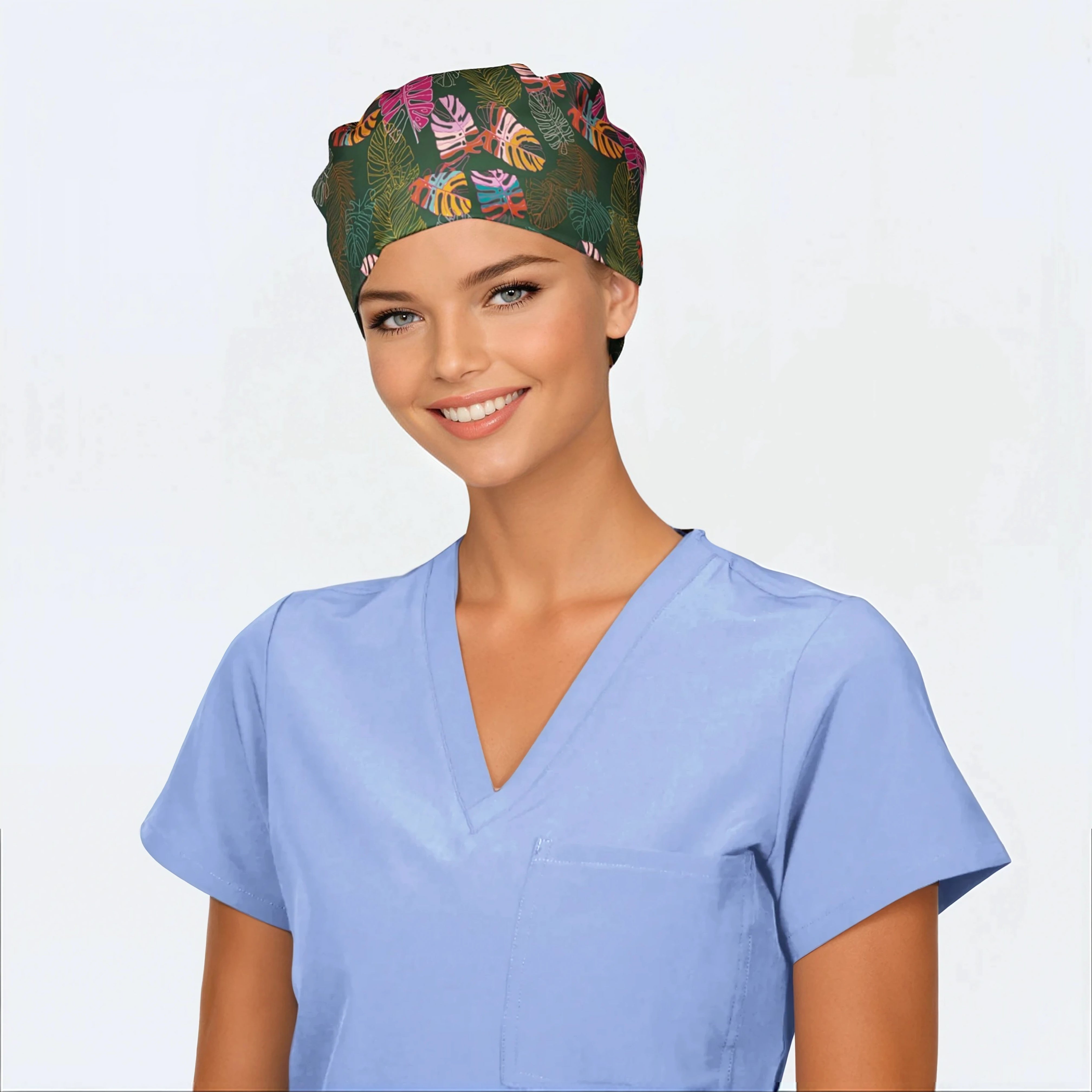 Tropical Tango - Pixie Surgical Scrub Hats – Blue Sky Scrubs