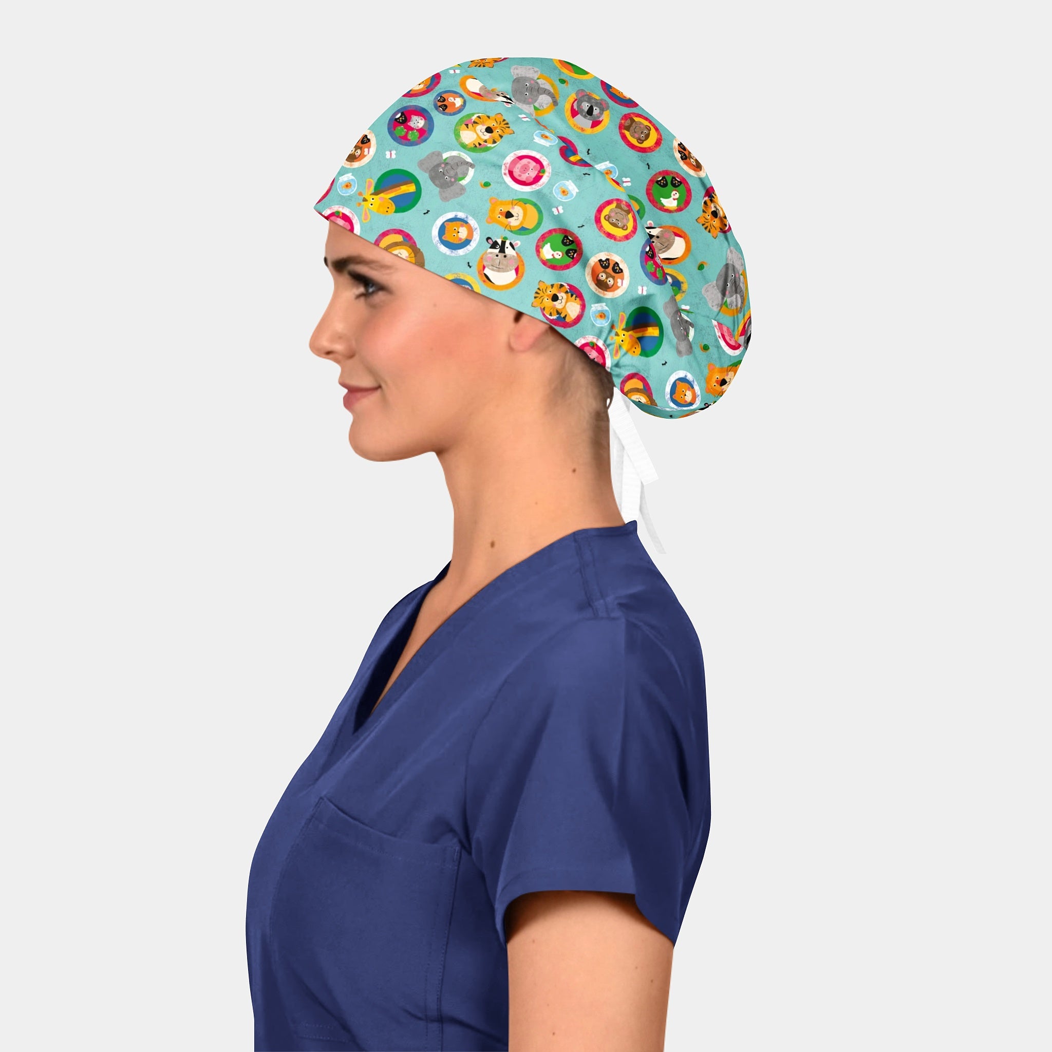 scrub-hat-women-carnival-chaos-colorful-pattern-blue-sky-scrubs_jpg.jpg ...